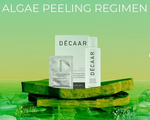 Ošetrenie Algae peeling - DÉCAAR